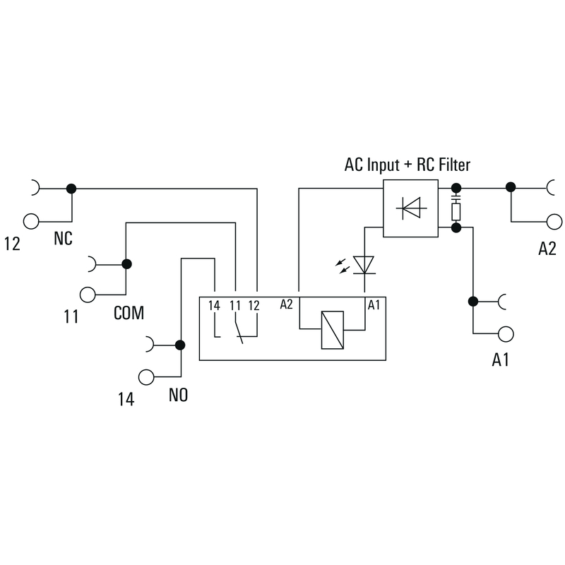 Weidmuller TRS 120VAC RC 1CO Term-Sries; Relais and Opto-Coupler ...