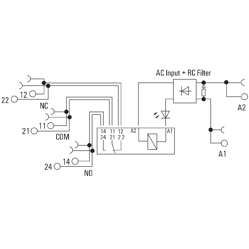 Weidmuller TRS 120VAC RC 2CO Term-Sries; Relais and Opto-Coupler ...